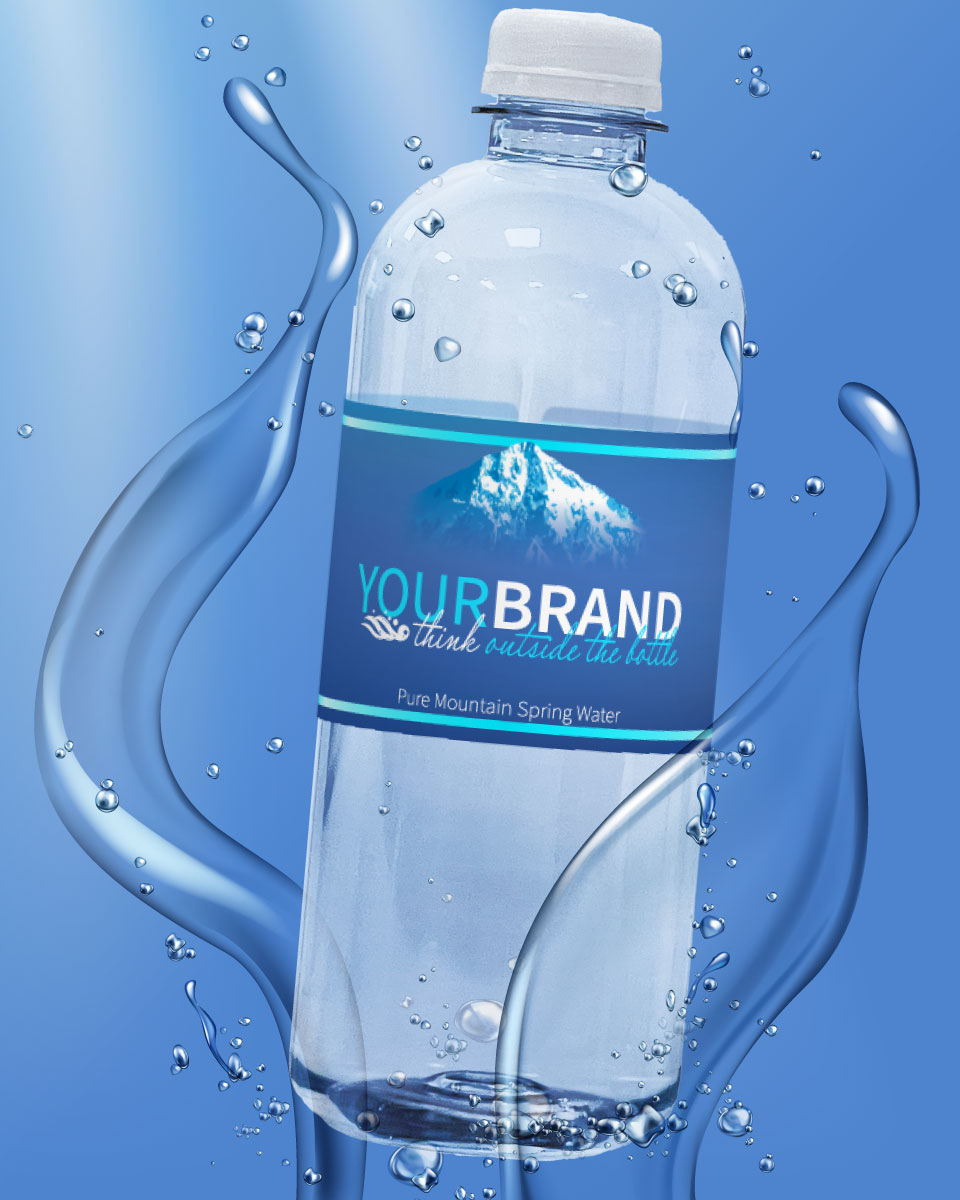 Custom Bottled Water Labels | High-Quality and Affordable
